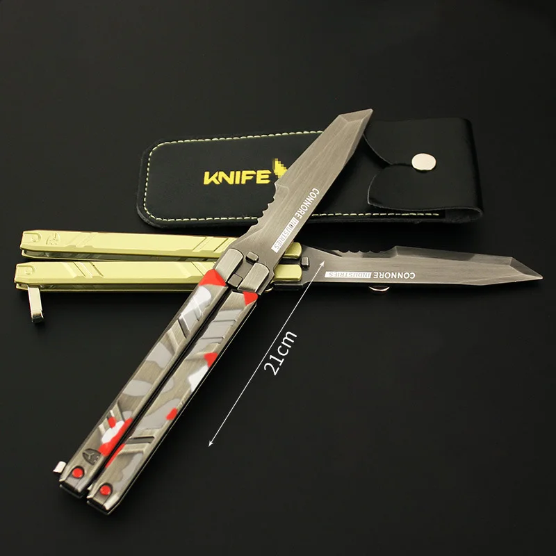 Valorant-Weapon-Melee-Recon-Red-Camo-Butterfly-Knife-21cm-Game ...