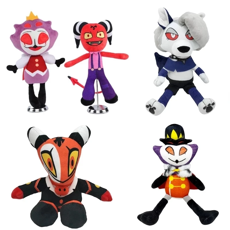 Asmodeus Blitzo's Teddy Plush Toy Helluva Boss Plush Animal Toys ...