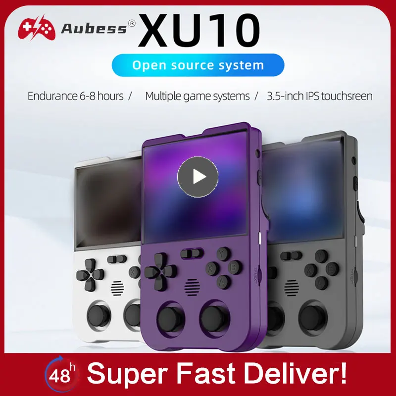 New-XU10-3D-Game-64bit-LINUX-RK3326S-3-5inch-IPS-Handheld-3D-Classic ...