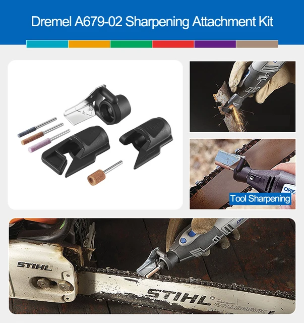 Dremel Saw Blade Sharpener Kit Attachment Kit For Sharpening Outdoor