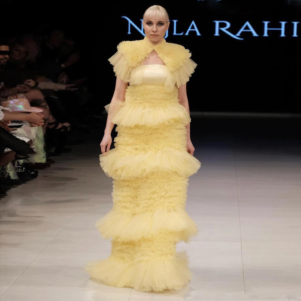 Fairy-Tiered-Tulle-Long-Prom-Gown-Women-Party-Dresses-with-Shawl ...