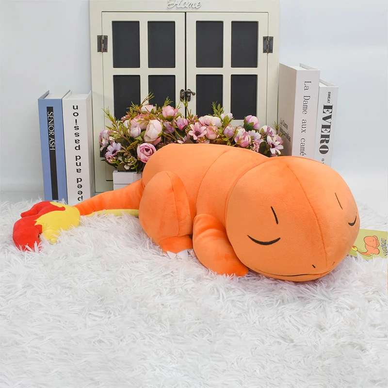 Pokemon Sleep Charmander Slowpoke juguete de peluche almohada suave ...