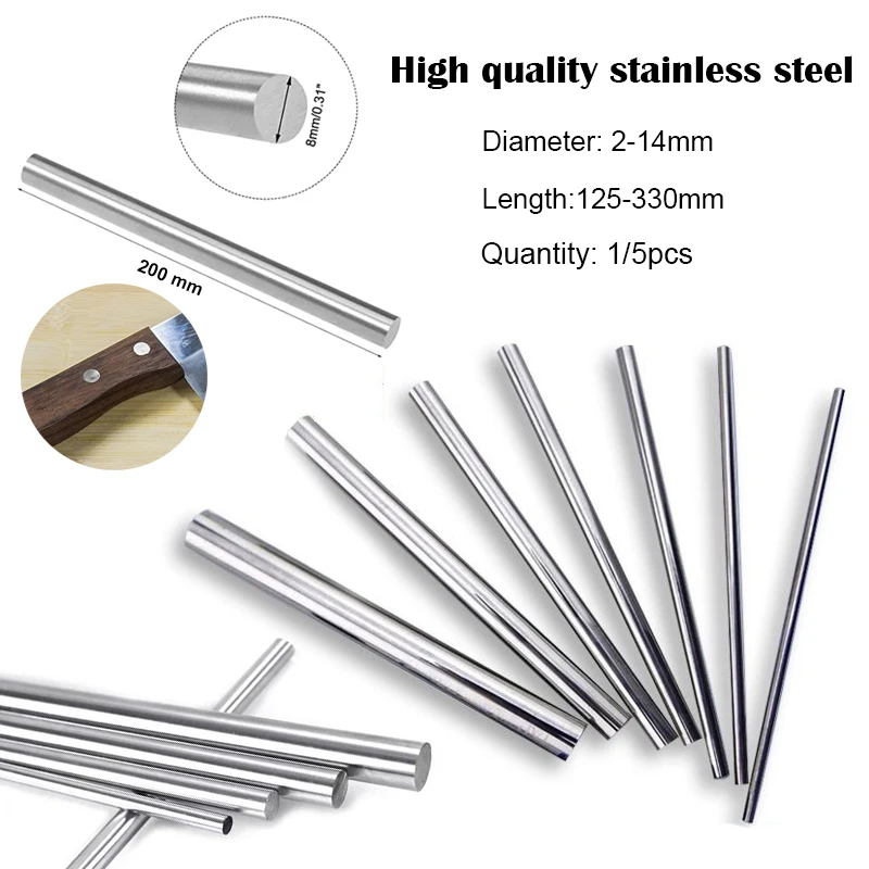 304-Stainless-Steel-Rod-2mm-2-5mm-3mm-4mm-5mm-6mm-8mm-10mm-14mm-linear ...