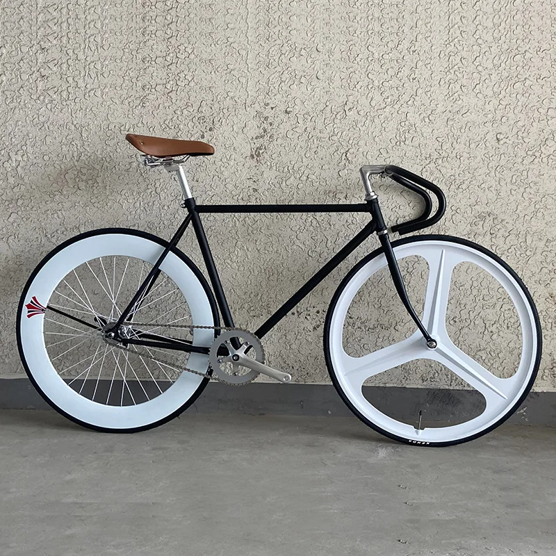700C-Fixed-Gear-Bike-FIXIE-Bike-Racing-52CM-Single-Speed-Steel-Frame ...
