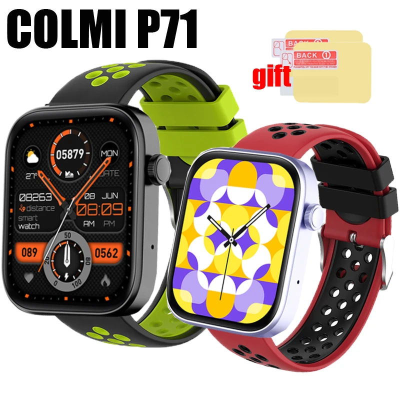 3in1-For-COLMI-P71-Strap-Smart-Watch-Silicone-Soft-Sports-Band-Belt ...