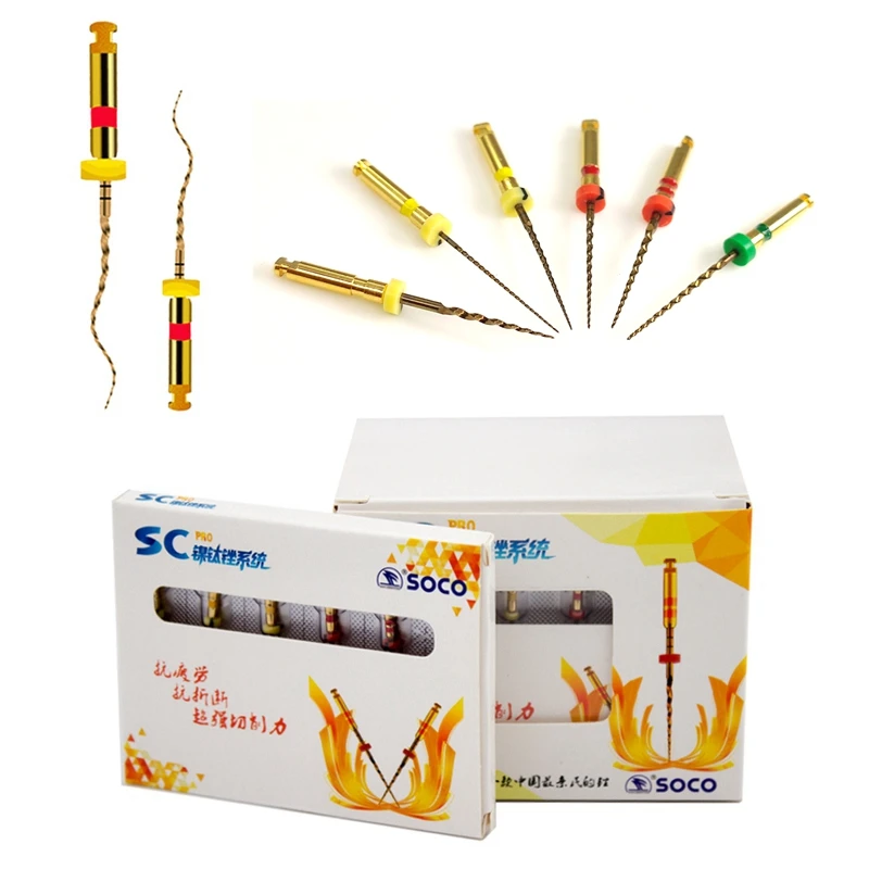 Soco-Pro-Dental-Endodontic-Rotary-Files-Nickel-Titanium-Heat-Activation ...