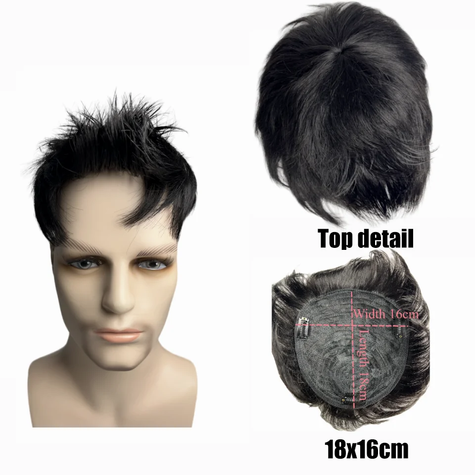 Human hair wigs for men Archives - Hair.lk