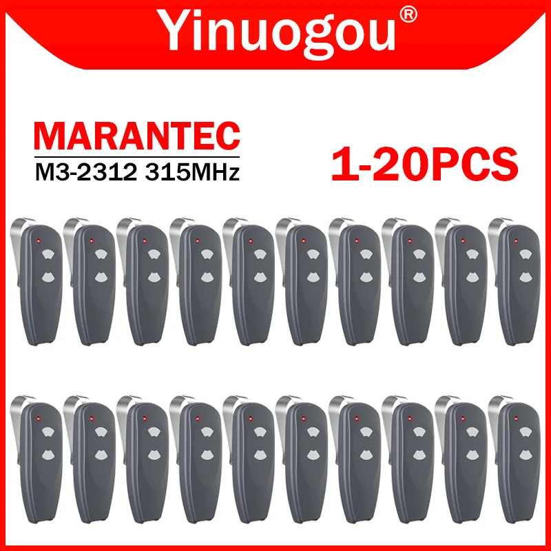 MARANTEC-315MHz-M3-2312-M32312-M3-2312-M3-2314-ML-2312-M3-3313-ML-1312V ...