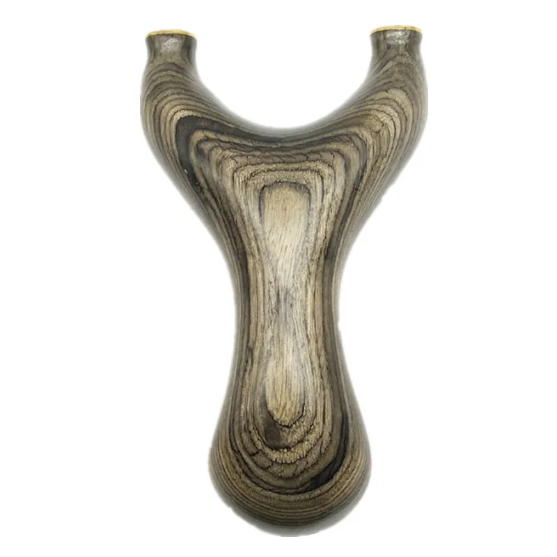 Solid-Wood-Copper-Head-Slingshot-Recurved-Design-Sling-Hunting-Shot ...