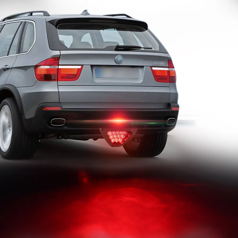 Fog Lamp Triangle Tail Light Car Brake Lights Rear LED Flashing Strobe ...