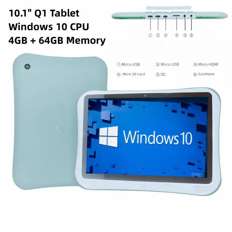 Windows-10-Tablet-PC-compat-vel-com-HDMI-Quad-Core-4GB-de-RAM-DDR-64GB ...