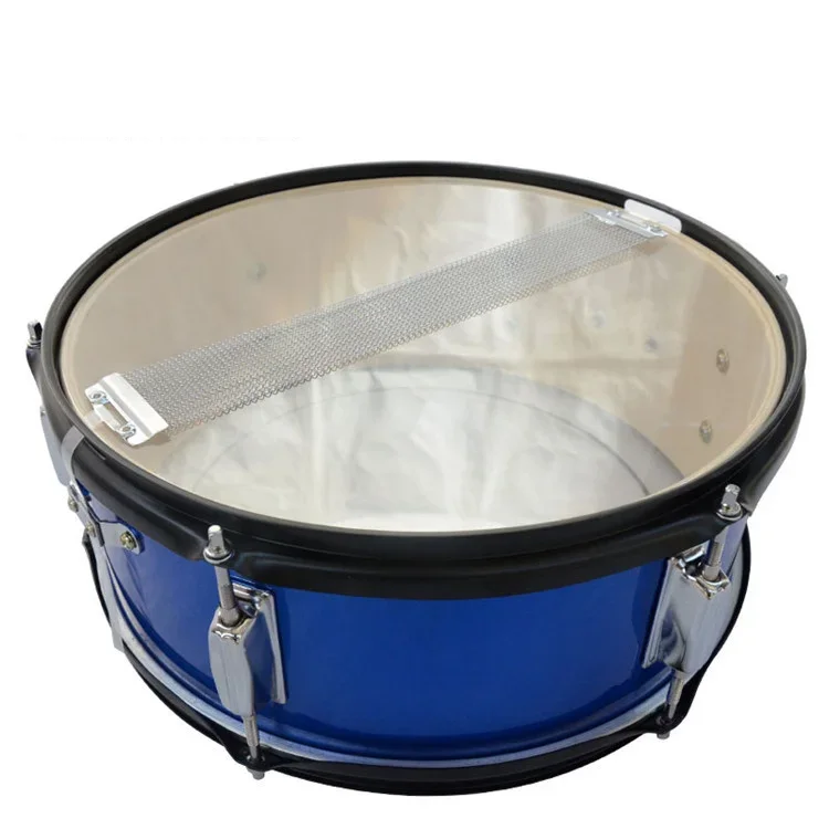 High-quality-Premium-Wood-Cavity-Snare-Drum-14-blue-oil-skin-snare-drum.jpg