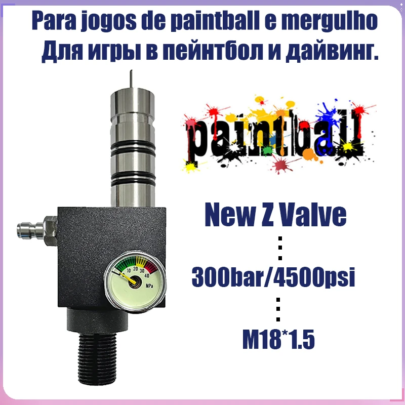 HPA-Compressed-Air-Co2-Cylinder-Tank-High-Pressure-Z-Valve-Diving ...