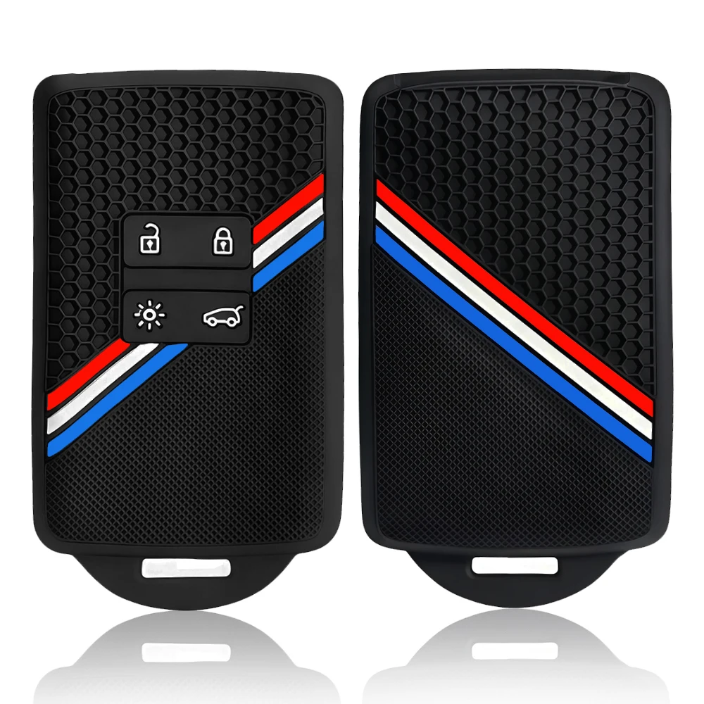 Silicone Key Case Cover FOB for Renault Austral Captur Arkana Koleos ...