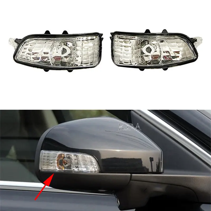 Auto-Rear-Mirror-Turn-Signal-Light-Lamp-Cover-For-Volvo-S40-II-S60-I ...