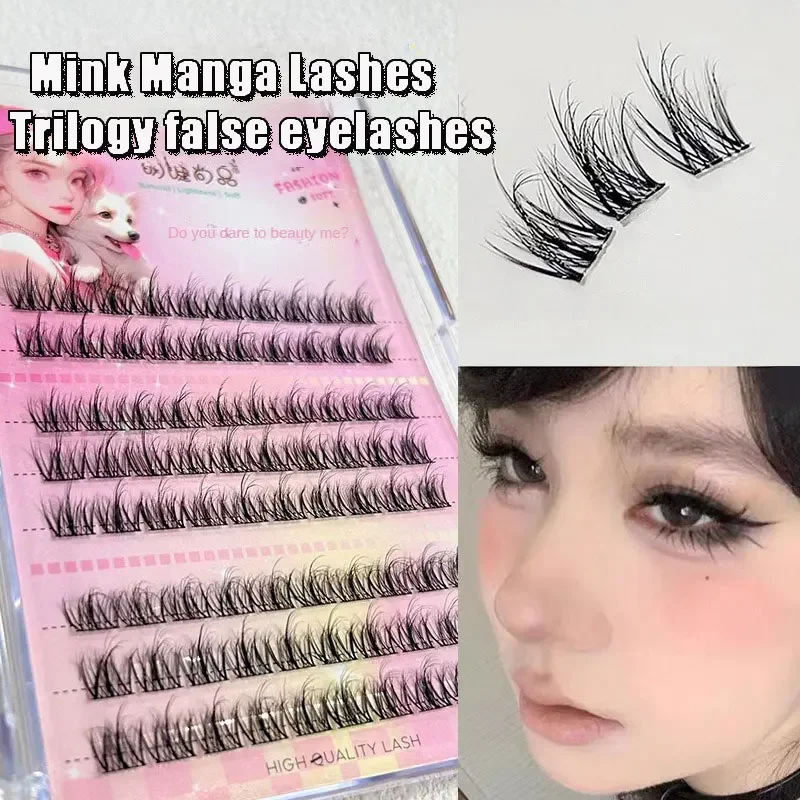 5D-Mink-Manga-Lashes-Fluffy-Individual-Eyelashes-Natural-False ...
