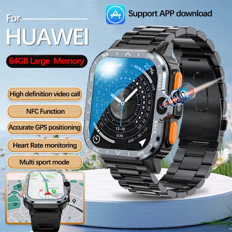 Support-SIM-WIFI-For-HUAWEI-High-Definition-Video-Call-NFC-SmartWatch ...