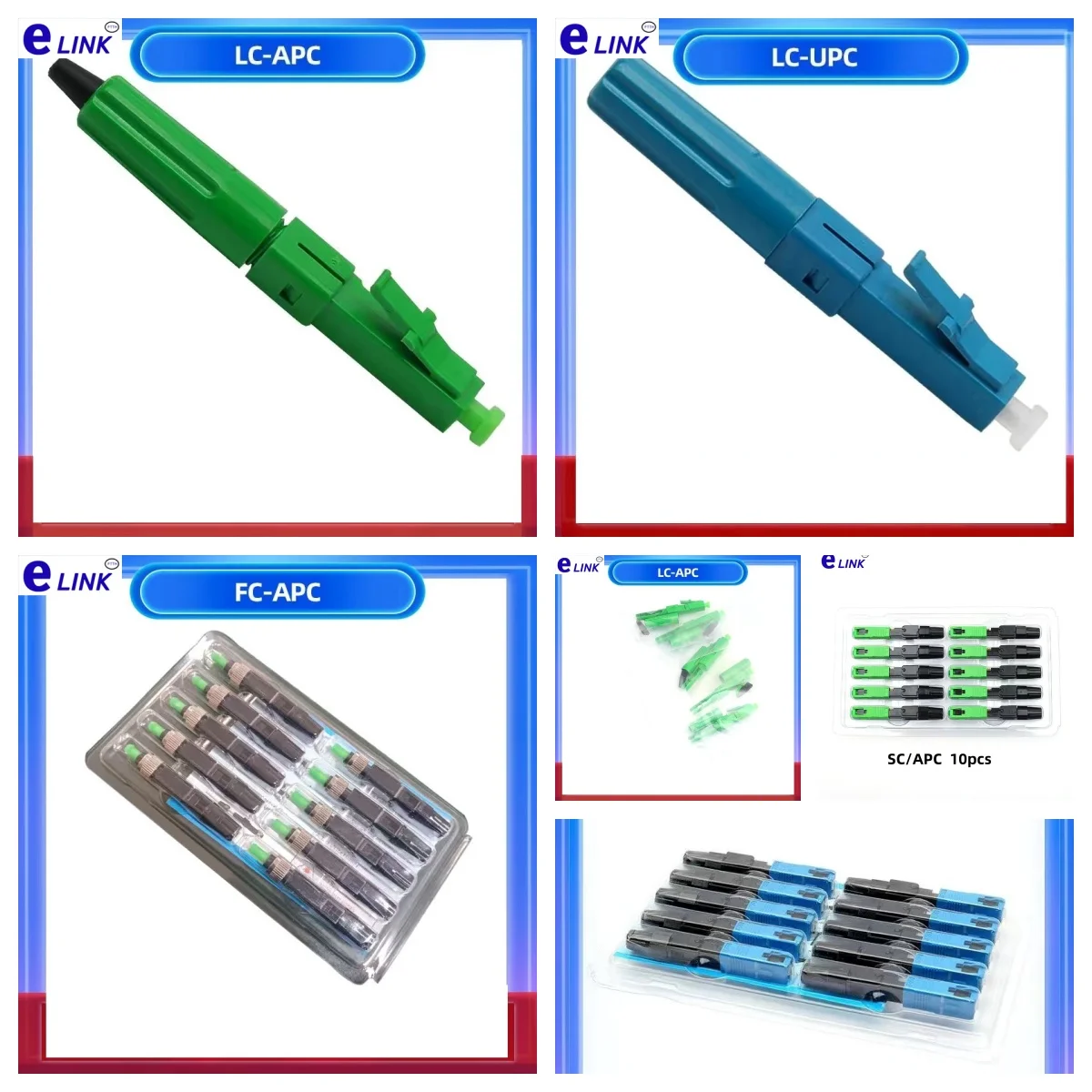 FTTH-LC-SC-FC-fiber-optic-cold-connector-quick-connector-FC-pre ...