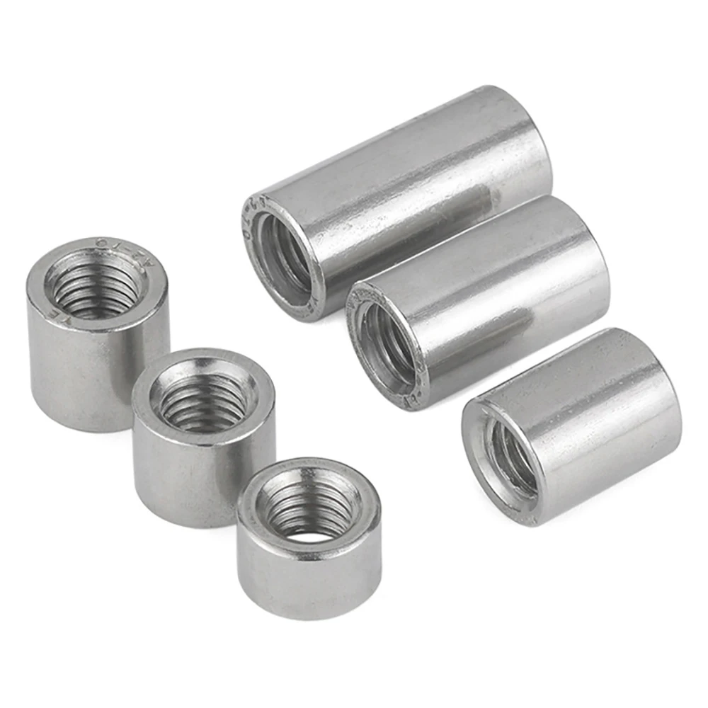 ID-6-8MM-304-Stainless-Steel-A2-Extend-Long-Lengthen-Round-Coupling-Nut ...