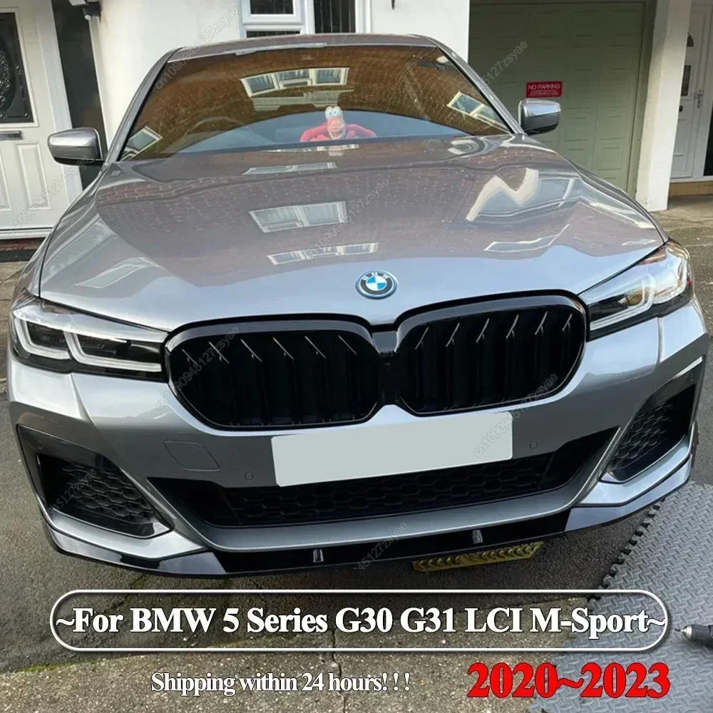 Front Bumper Lip Spoiler Splitter For BMW 5 Series G30 G31 LCI M ...