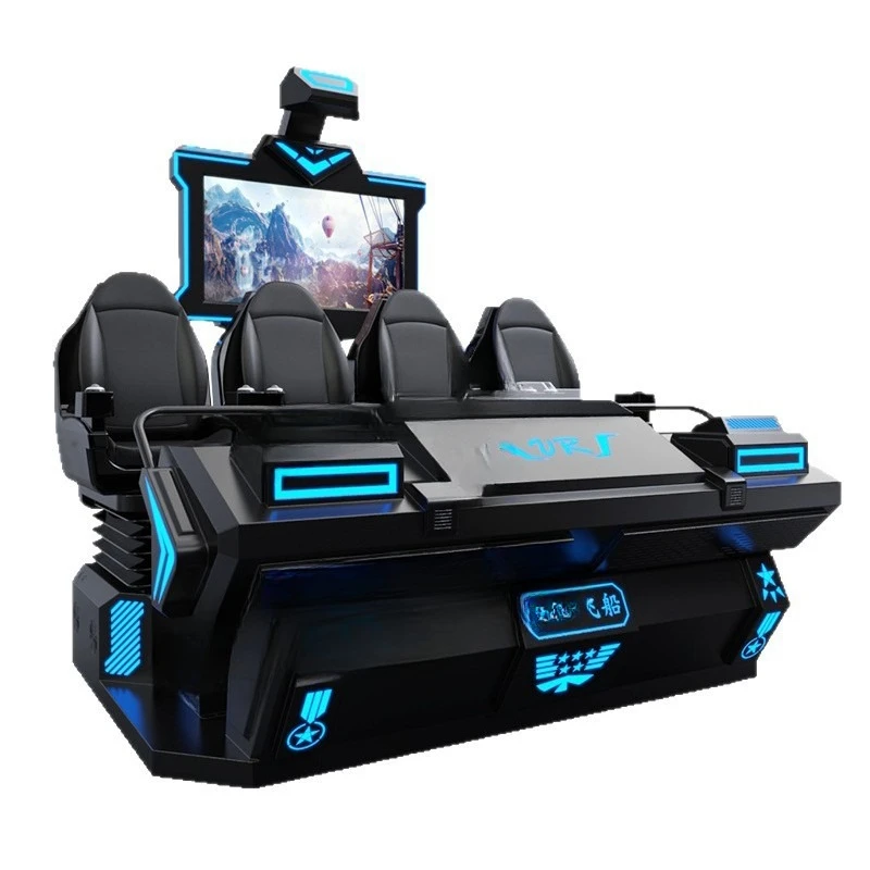 VR equipment, four-seater, experience hall, cinema, large virtual ...