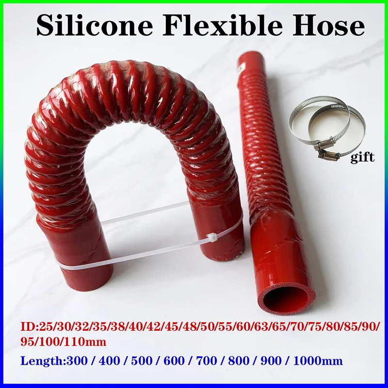 RedUniversal-Car-Silicone-Flexible-Pipe-Car-Radiator-Hose-Intake-Hose ...