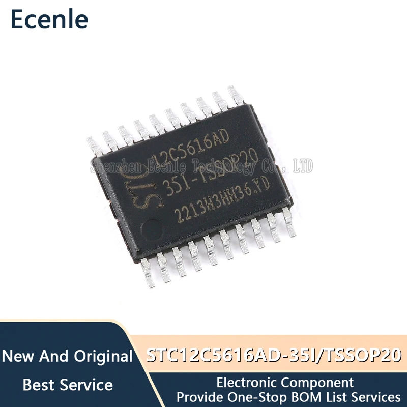 5-Pcs-Lot-STC12C5616AD-35I-TSSOP20-MARK-12C5616AD-35I-TSSOP20-Single ...