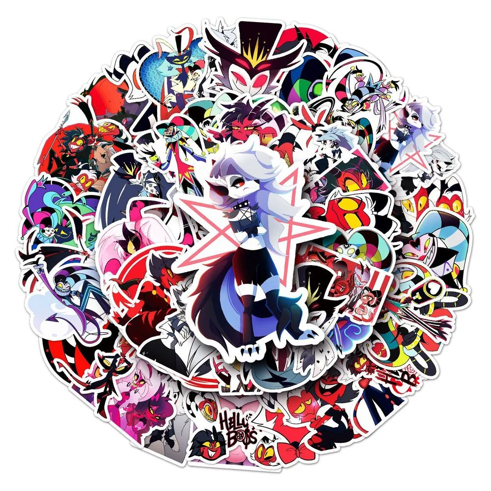50-100Pcs-Anime-Helluva-Boss-Stickers-For-Kids-Laptop-DIY-Guitar ...
