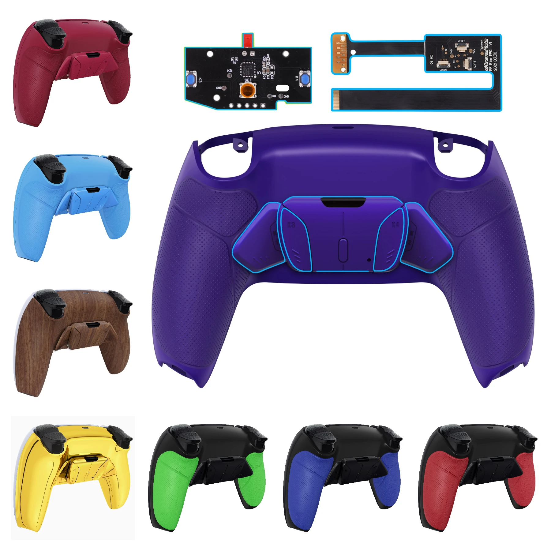 eXtremeRate-Remappable-RISE-4-0-Remap-Kit-Upgrade-Board-Back-Shell-4 ...