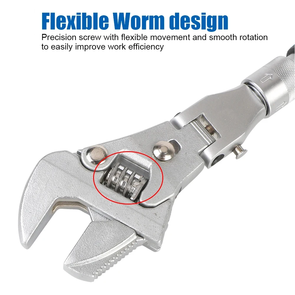 10 Inch Adjustable Ratchet Wrench 5 In 1 - Beamish