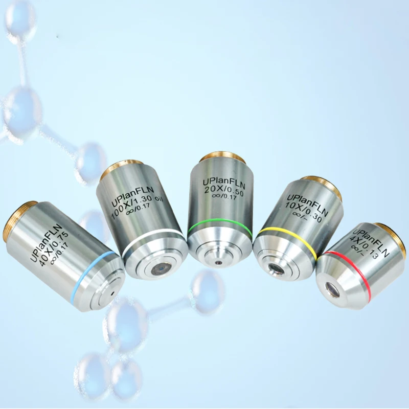 Sistema-infinito-semiapocrom-tico-objetivo-fluorescente-4X-10X-20X-40X ...