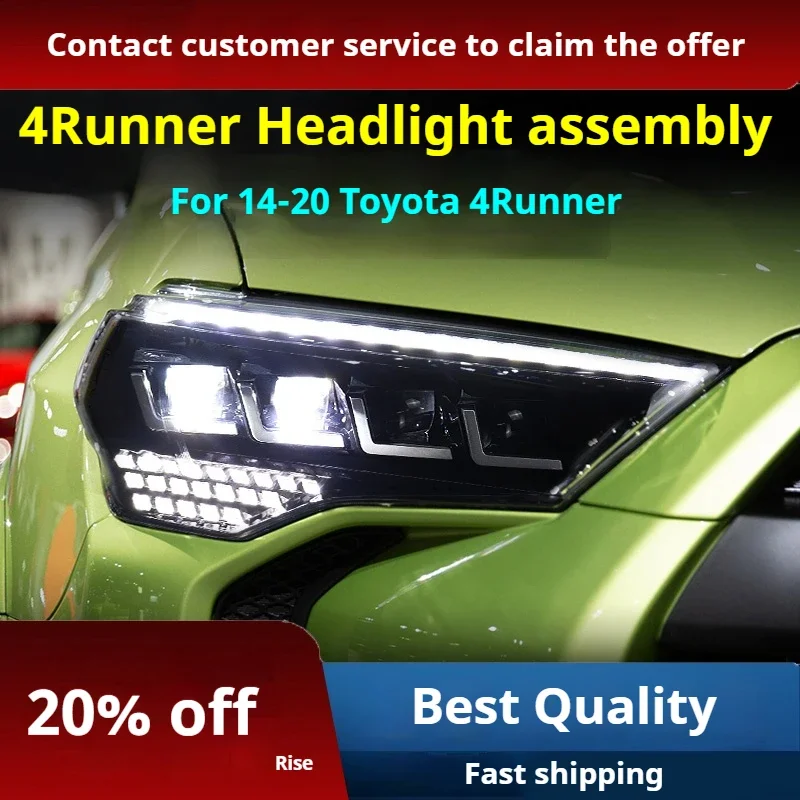 FT Car Lights For Toyota 4Runner Headlights 2014-2020 LED Projetor ...