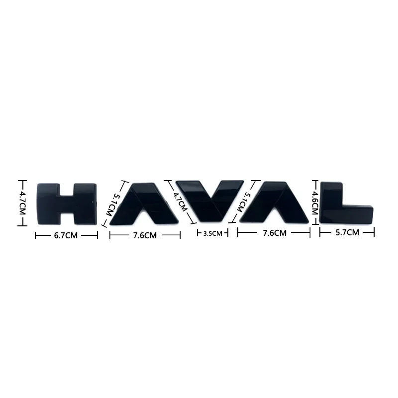 Front Grille Hood Logo Stickers For Haval H6 3rd DHT-PHEV 2023 Front ...