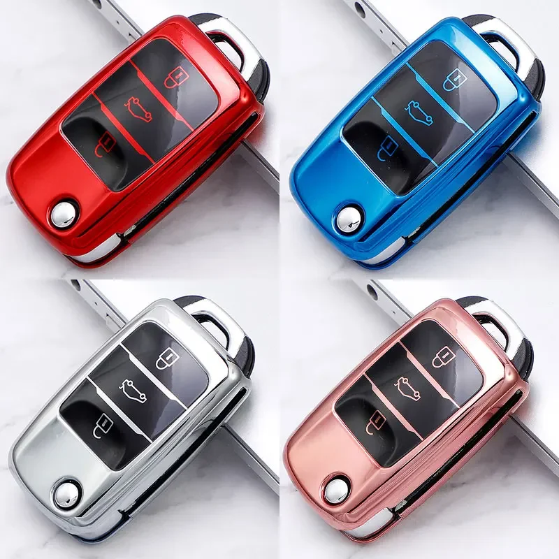 TPU Car Remote Key Cover Case for Changan CS75 Eado CS35 Raeton CS15 V3 ...