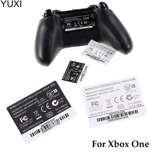 YUXI 1PCS For Xbox One Wireless Controller Black White Back Sticker ...