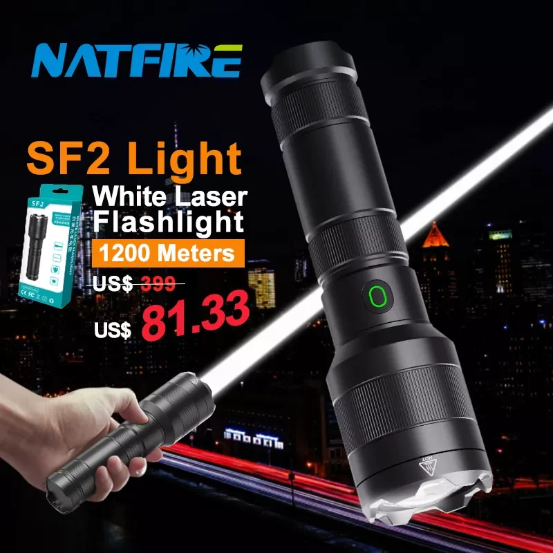 LEP-White-Laser-Flashlight-1200-1500-Meters-SF2-White-Laser-Light ...