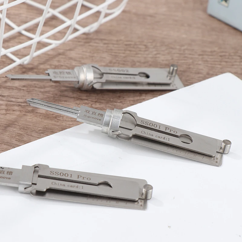 1Pc 2 in 1 Tools Ruler SS001 SS002 Decoder Civil Locks Professional ...