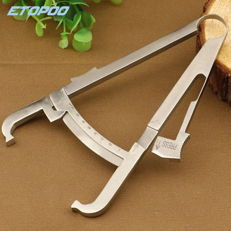 Fat Caliper Skin Fold Thickness Meter Body Fat Measuring, 54% OFF