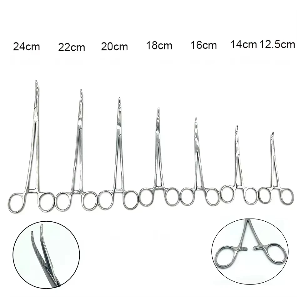 Stainless Steel Hemostatic Forceps Vascular Forceps Surgical Clips ...