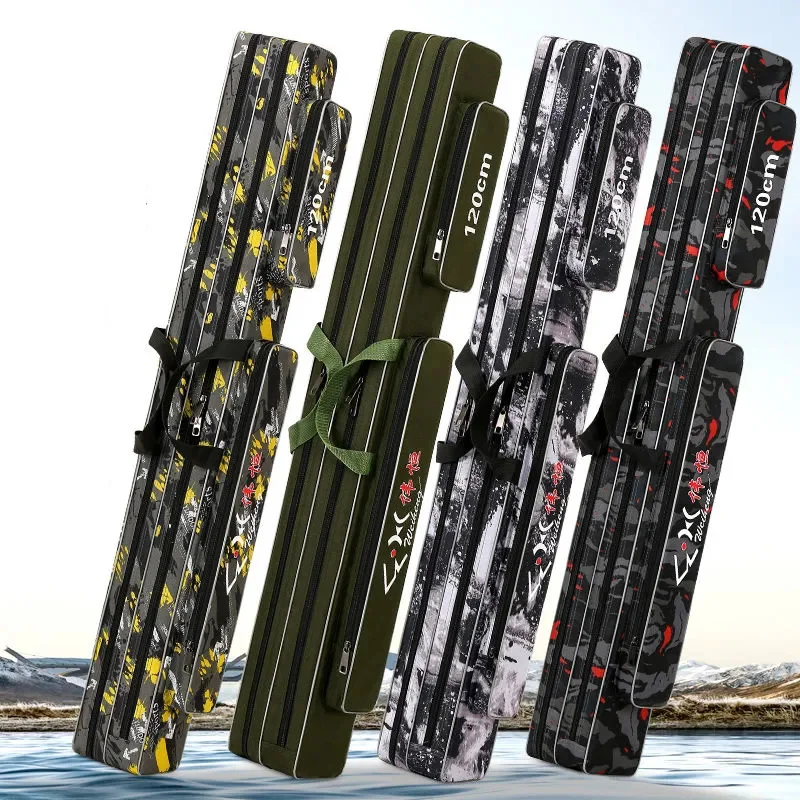 Fishing Gear Storage Bag 120 125 130CM Thickened Waterproof Multi functional Fishing Bag 2/3 ...