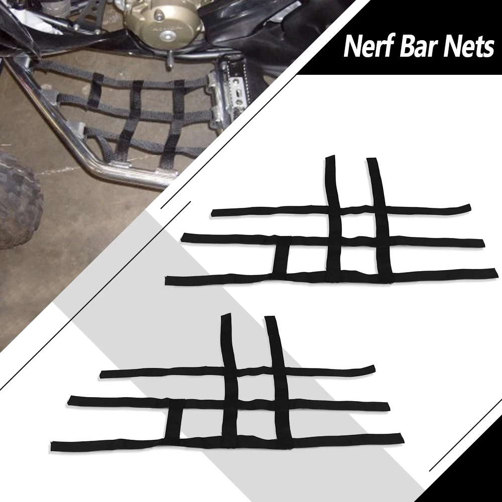 KFX-400-450R-Motorcycle-Nerf-Bar-Net-Waterproof-Nylon-ATV-Toolkit-For ...