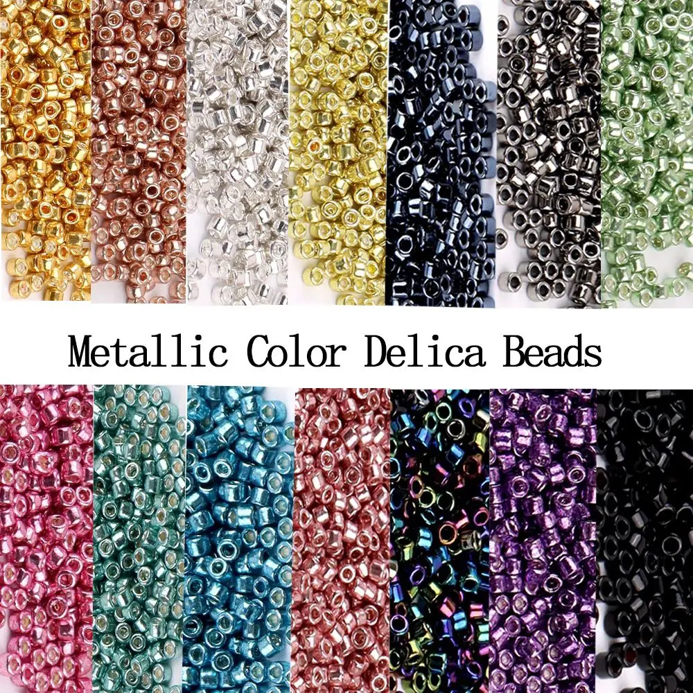 720Pcs-Miyuki-Perlen-Metallic-Farben-2MM-10g-Glas-Perlen-DIY-Schmuck ...