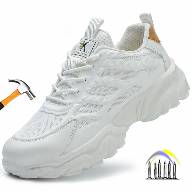 white-work-shoes-lightweight-comfortable-safety-shoes-man-women-work ...