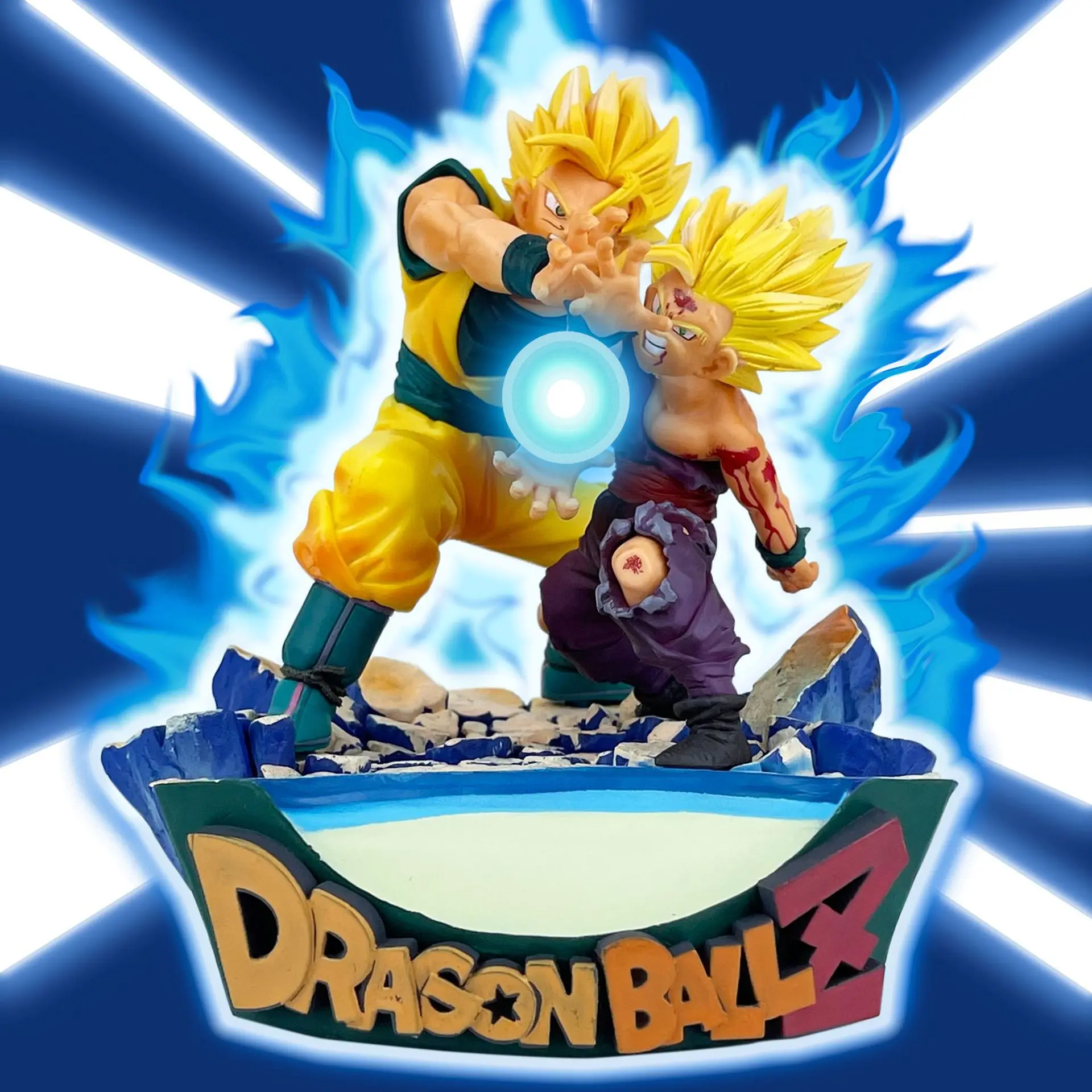 16cm Anime Dragon Ball Z Figure Son Goku Son Gohan Anime Model Gift ...