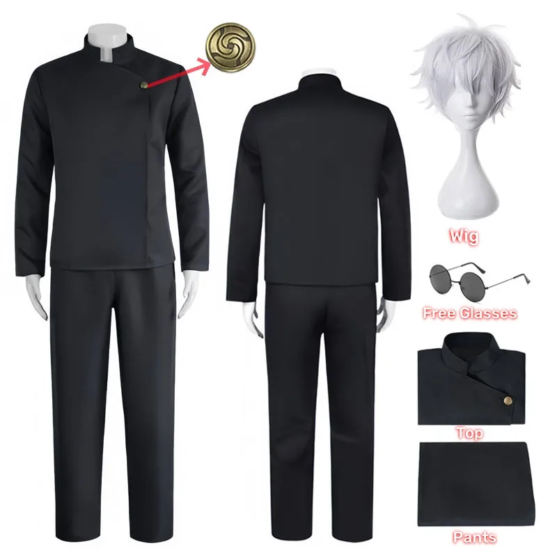 Jujutsu-Kaisen-High-School-Gojo-Satoru-Cosplay-Costume-Uniform-for-Men ...