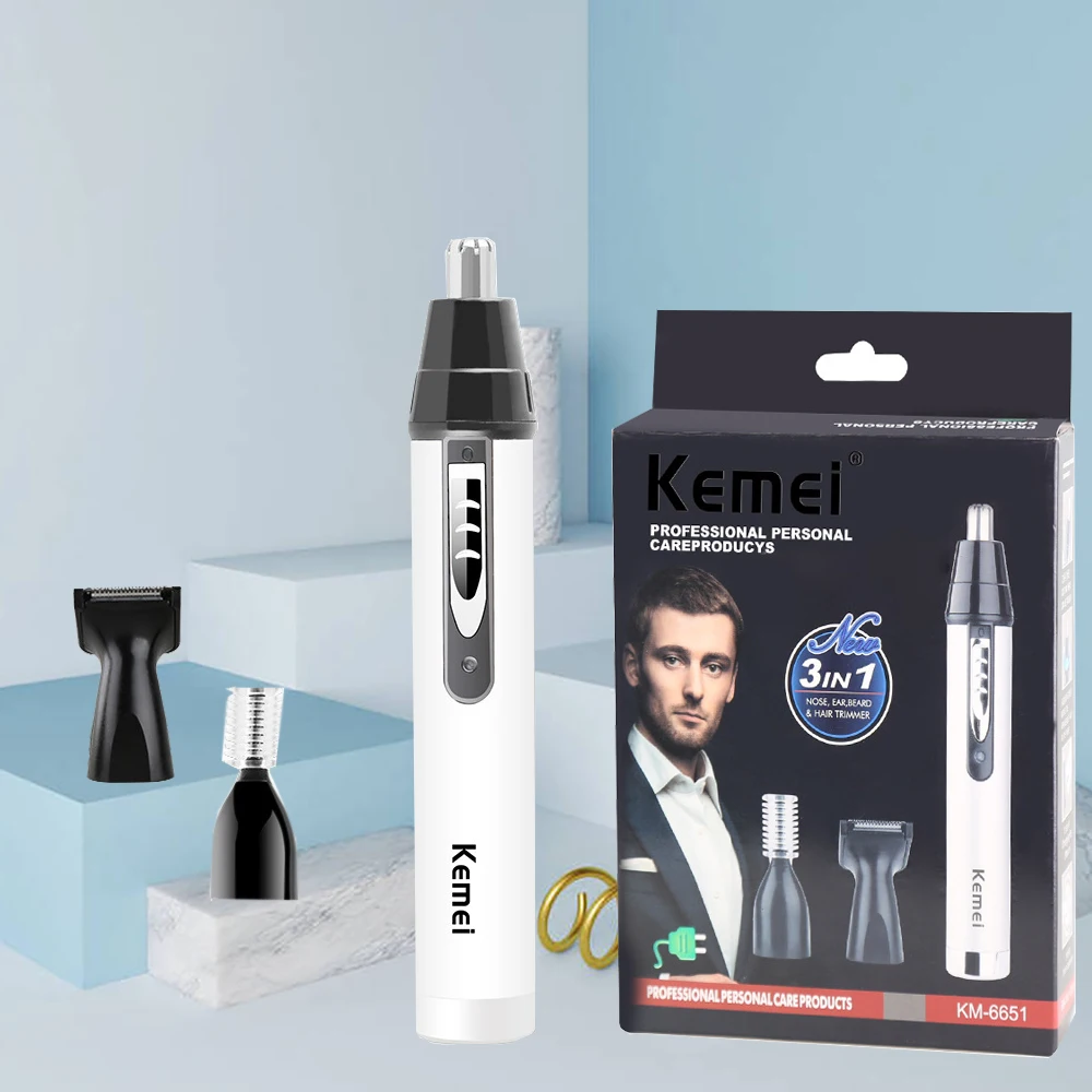 3 in1 Electric Nose Ear Trimmer For Men Shaver Nose Epilator ...