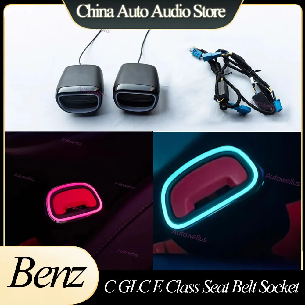 LED-Seat-Belt-Socket-for-C-GLC-E-Class-E300-C260L-GLC-EQE350-S400-LED ...