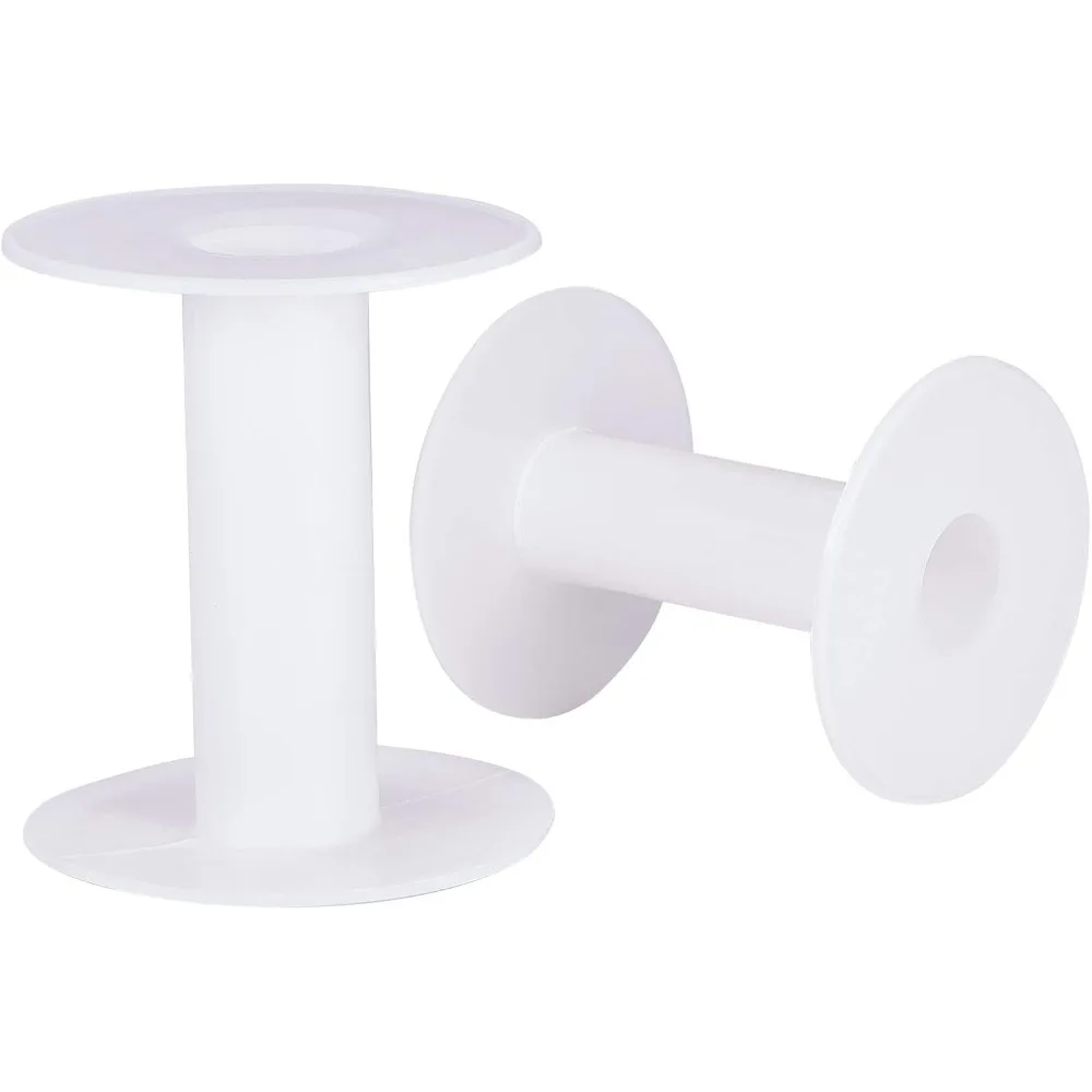 20pcs 3 Inches Plastic Empty Spools Wire Spools Thread String Bobbin ...