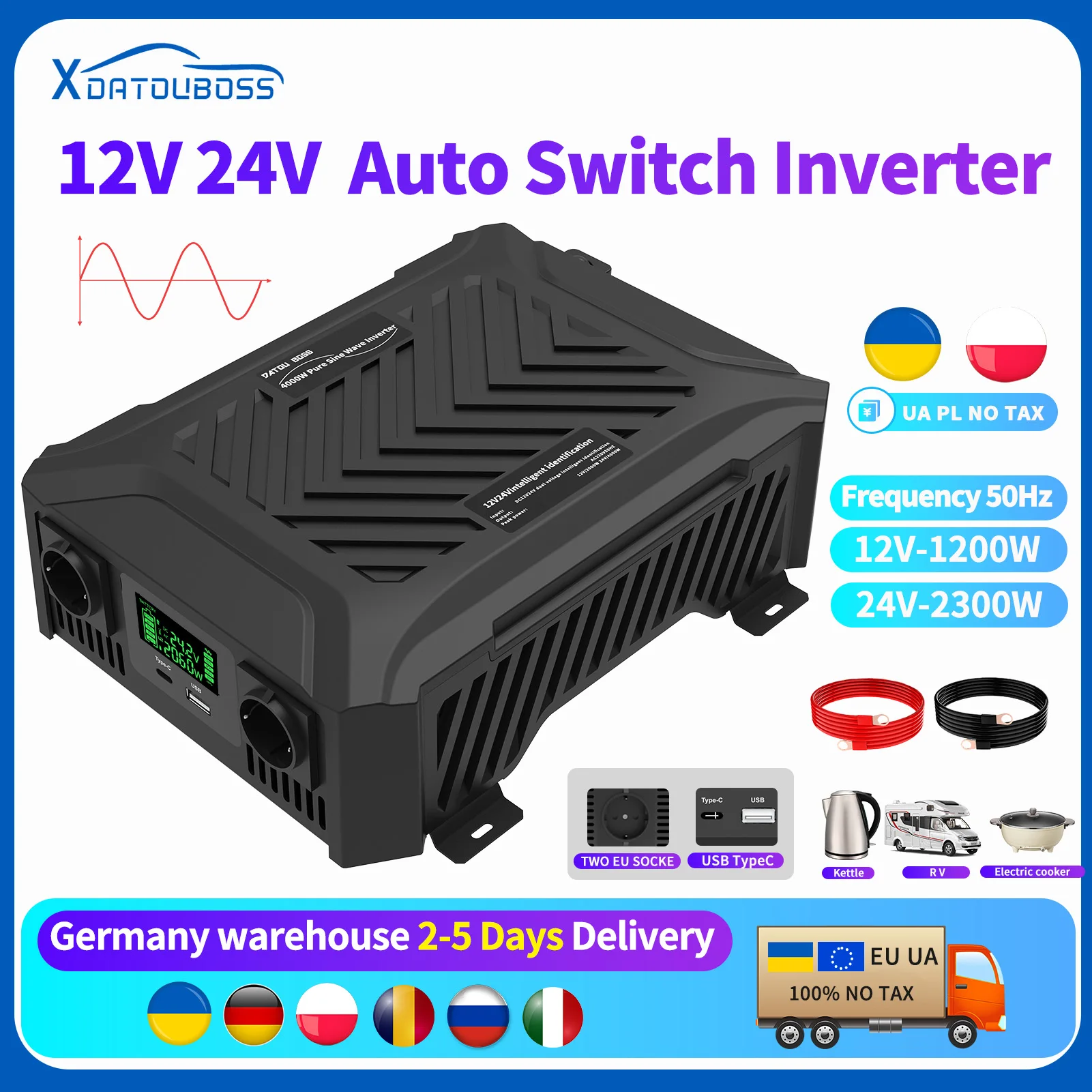 DATOU-BOSS-Pure-Sine-Wave-Inverter-12v-24v-1200w-2300w-Two-Voltages ...