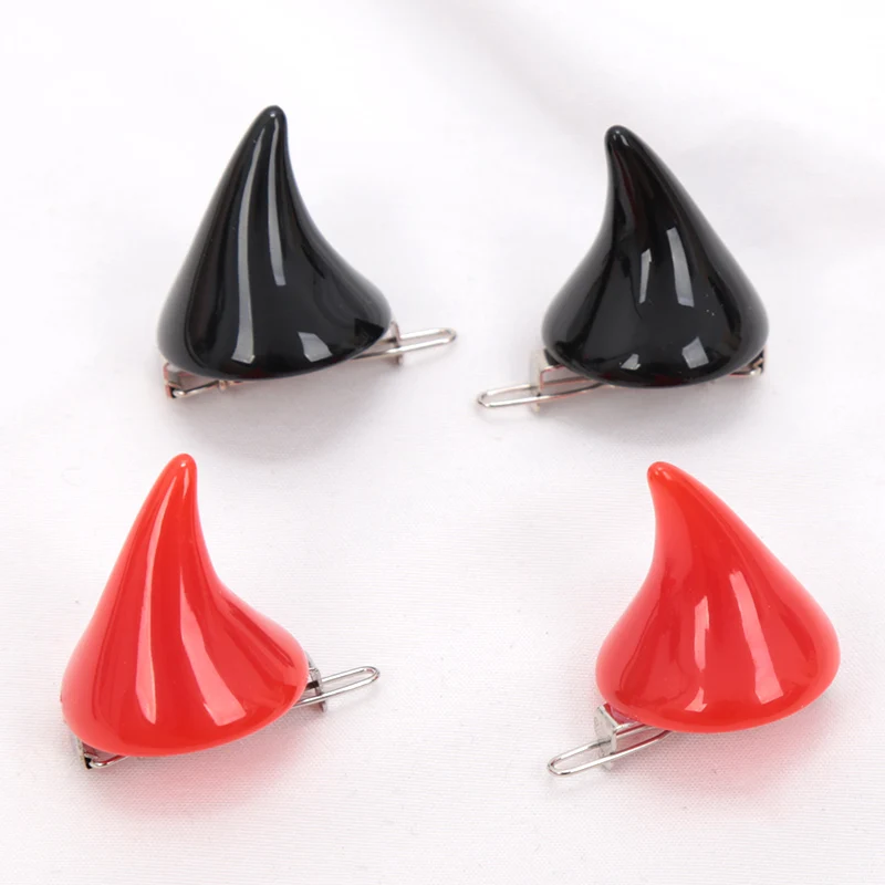 1-par-de-horquillas-peque-as-de-cuerno-de-demonio-horquillas-g-ticas ...